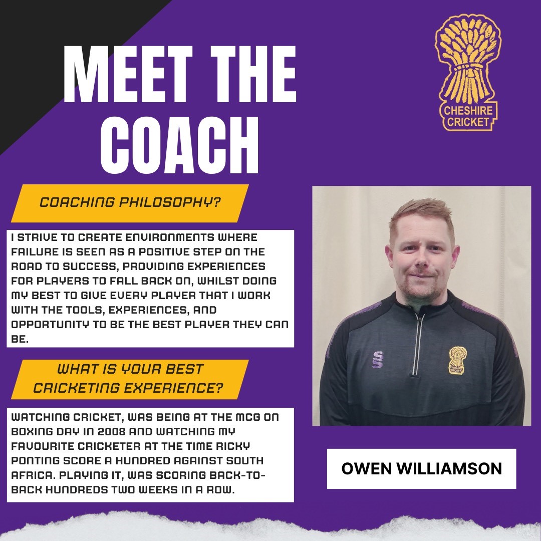Meet Our Coaches 9 | Cheshire Cricket Board