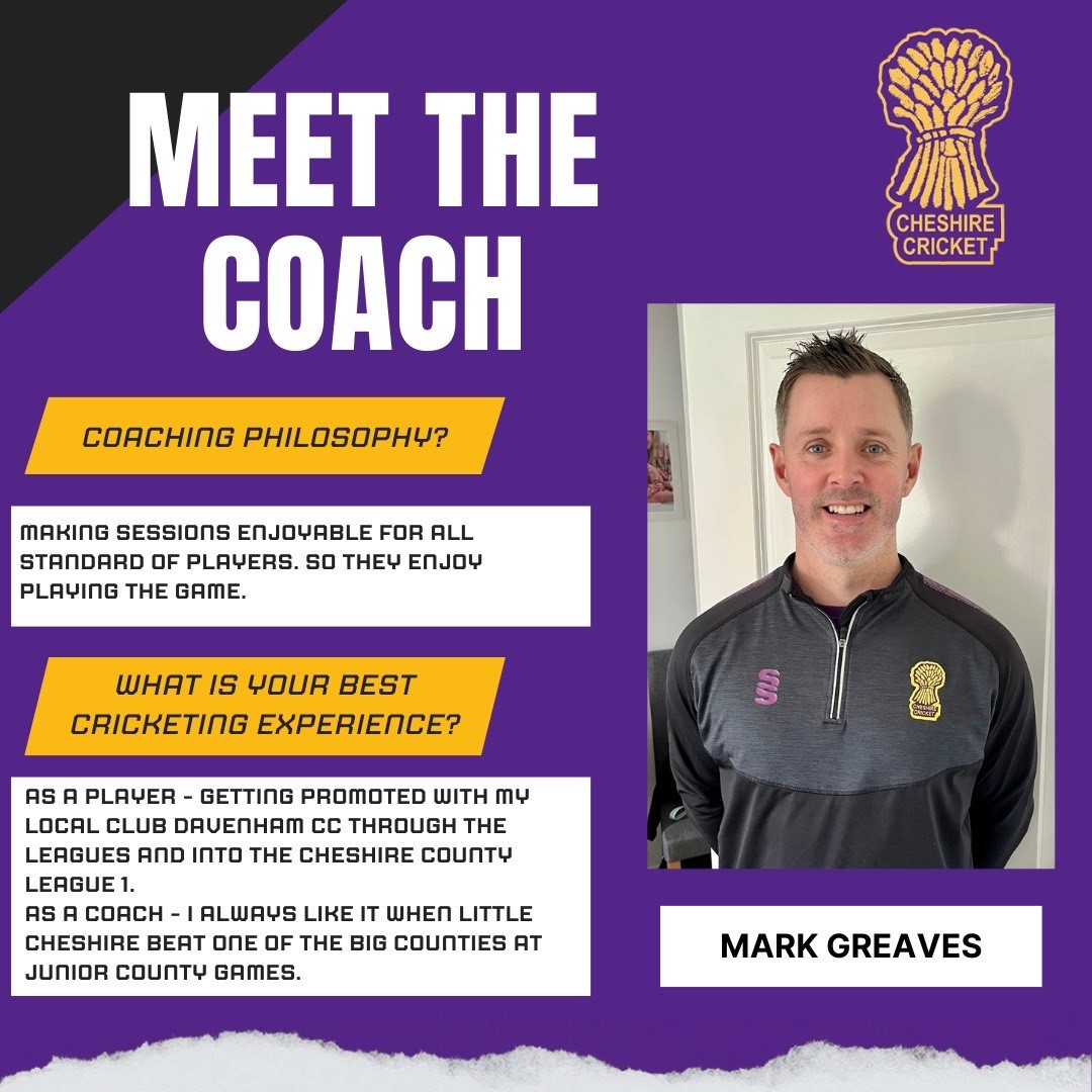 Meet Our Coaches 15 | Cheshire Cricket Board