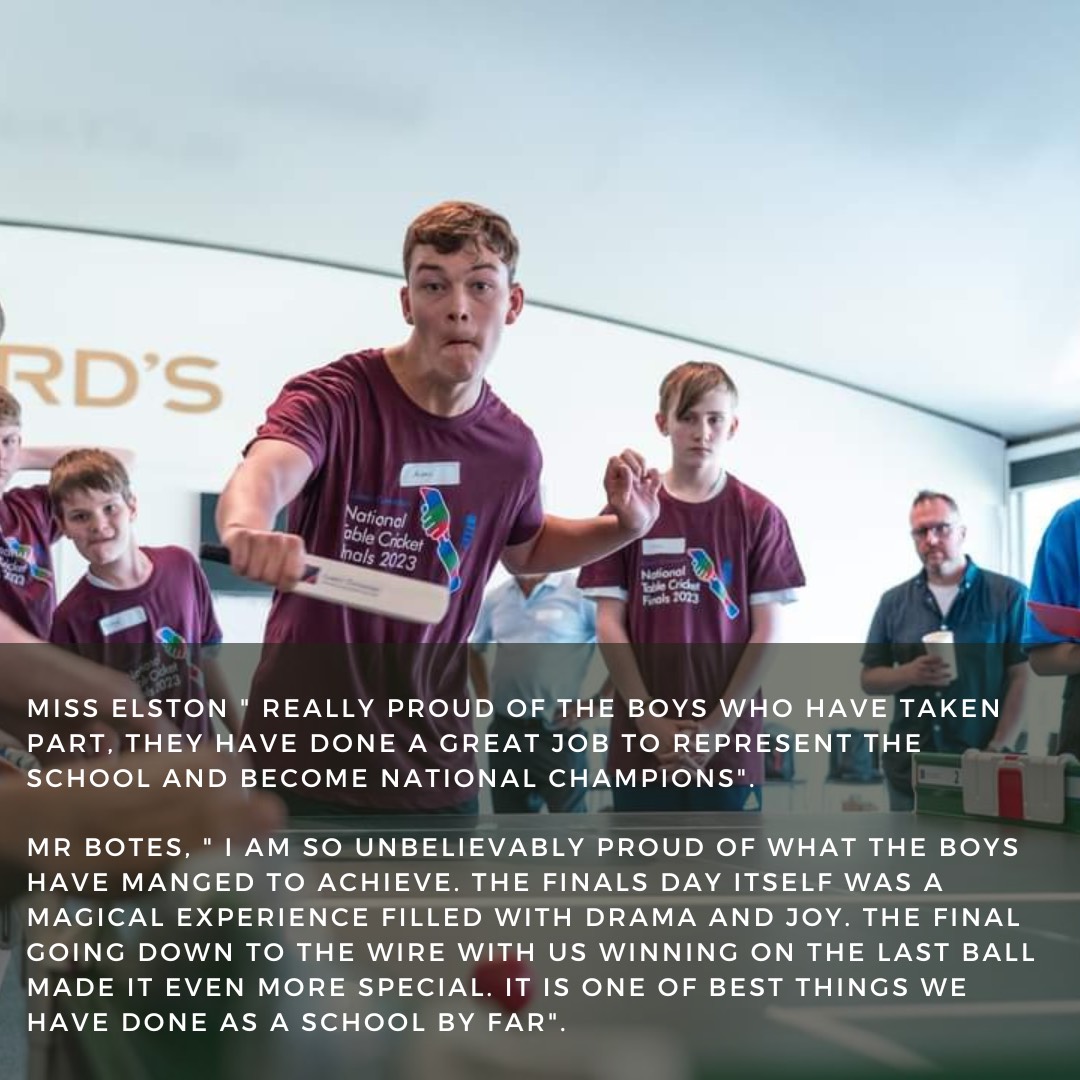 Wirral GS Table Cricket Champs | Cheshire Cricket Board