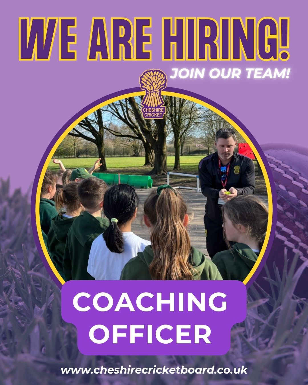 Cheshire Board seeks Coaching Officer | Cheshire Cricket Board
