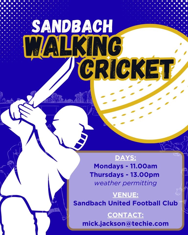 Walking Cricket in Sandbach and Halton | Cheshire Cricket Board