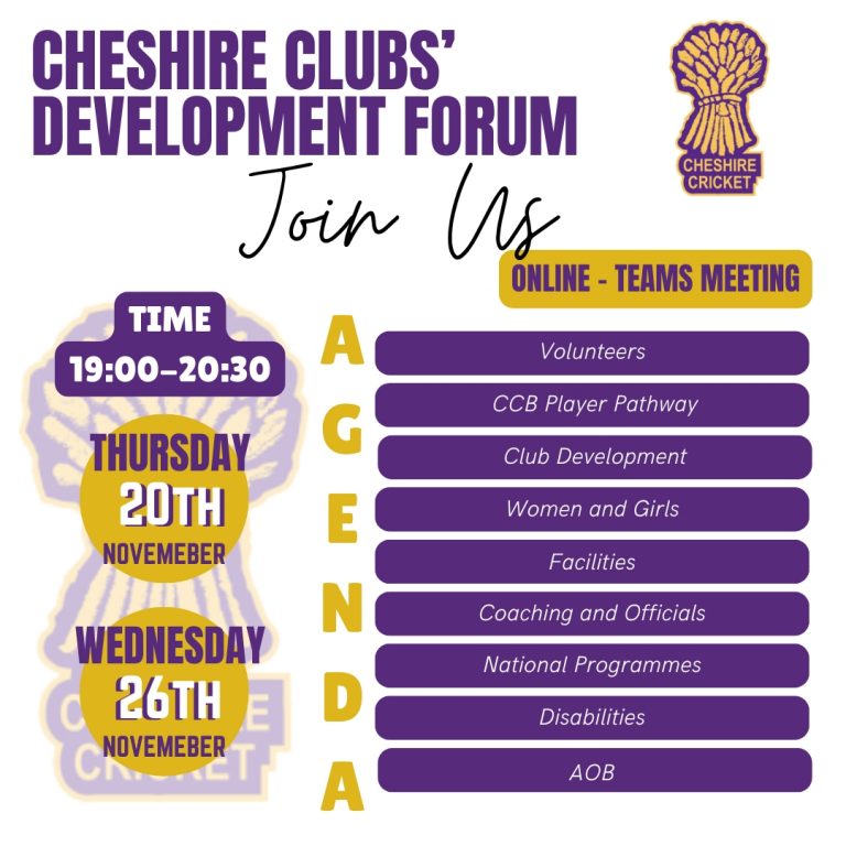 Online Club Development Forums & Coach Development Update | Cheshire ...